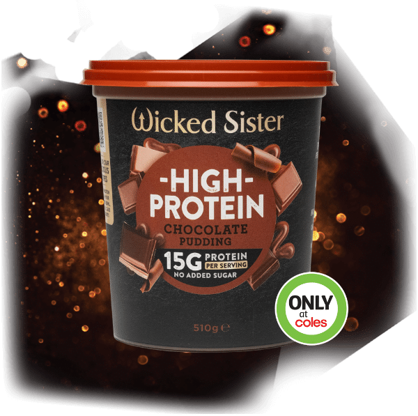High Protein Chocolate Pudding 510g - Wicked Sister